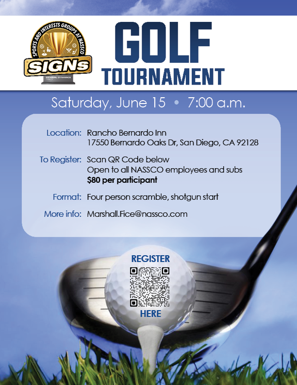 Golf Registration - General Dynamics NASSCO